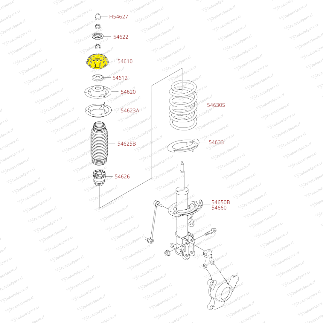 Cazoleta Delantero MORNING 2011-2017, Izq/Der | TuAutoSpare.cl