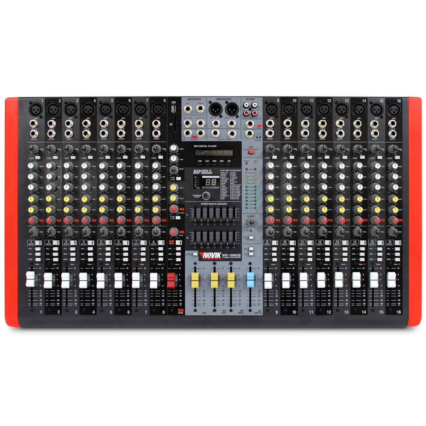 MIXER 16 CANALES NOVIK 16M | SEGNO MUSIC