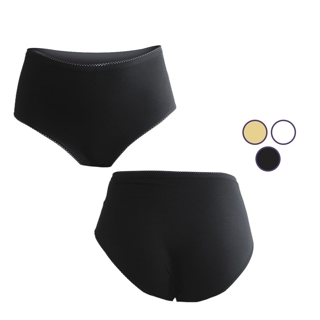 Calzón Con Ribete En Contorno Color Surtido Para Mujer - Pack 12 ...