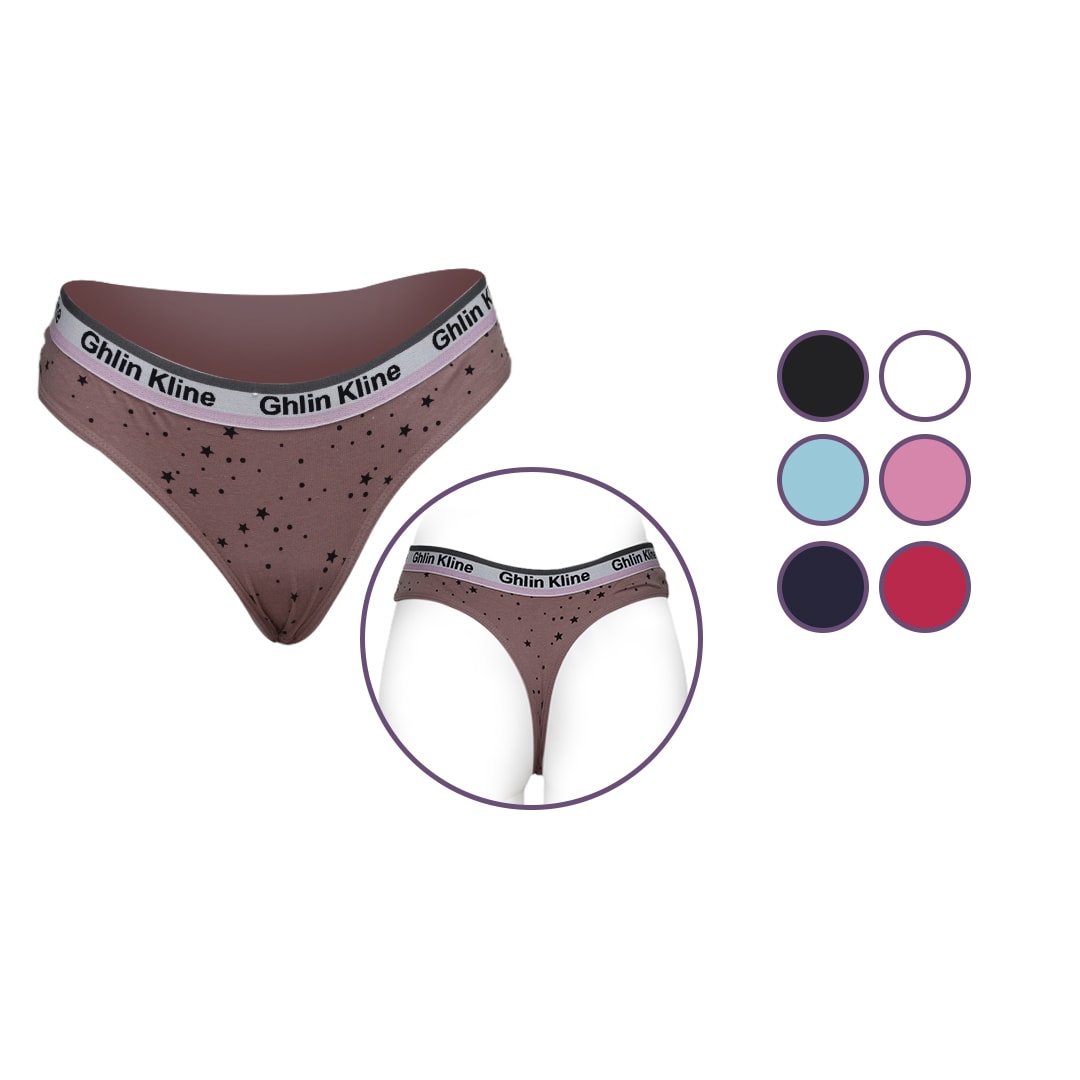 COLALES DE MUJER DISEÑO ESTRELLAS Y PUNTOS PACK 12 UNIDADES | Ropa ...