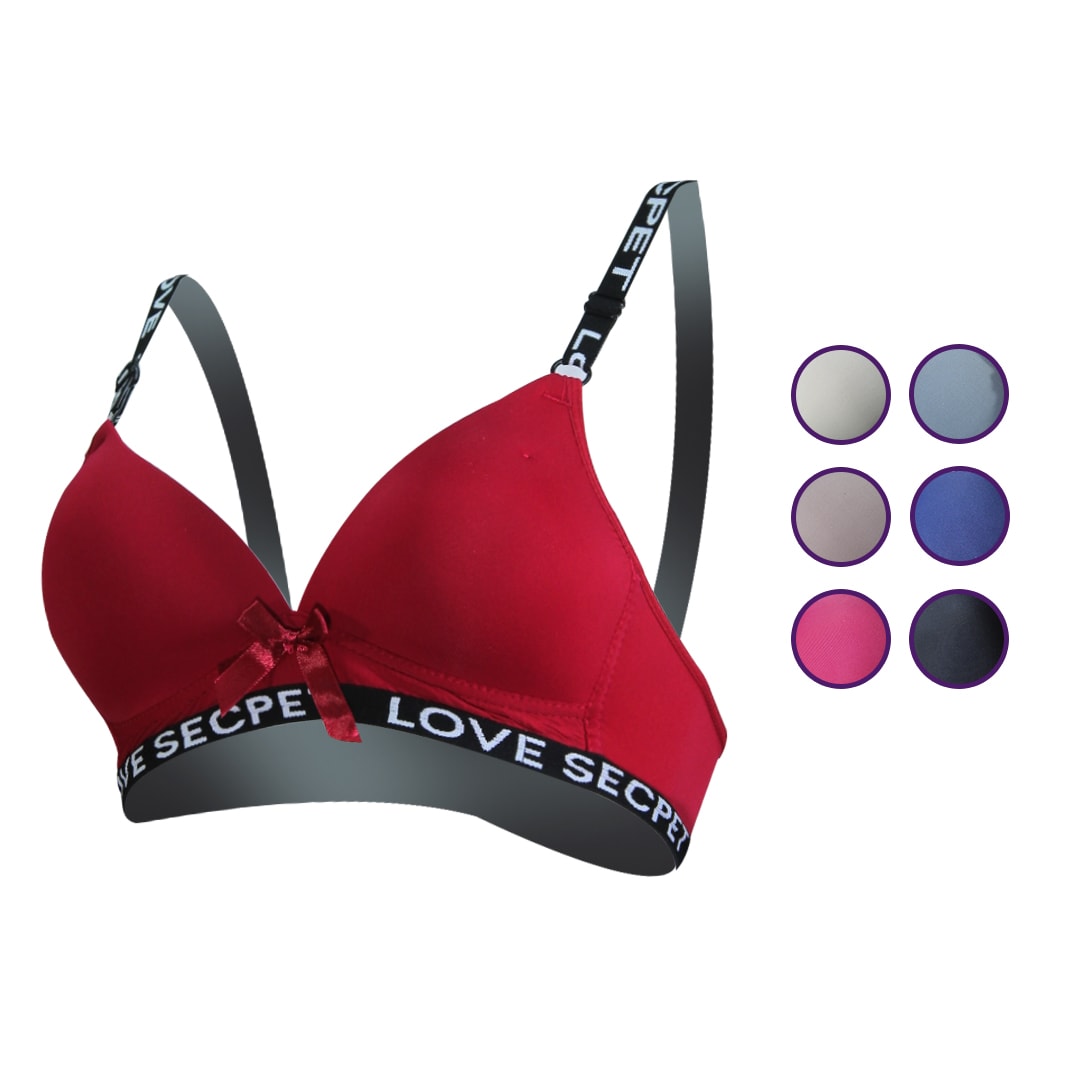 Sostén Copa A Con Pretina Love Secret Para Mujer Pack 12 Unidades