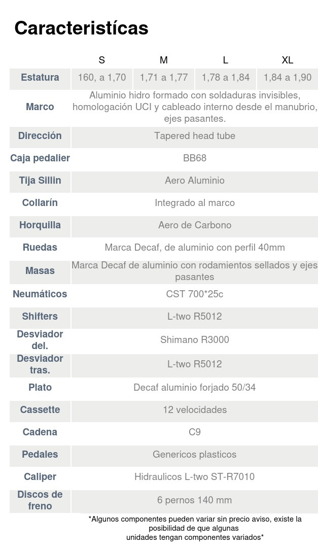 USADA Java Siluro TOP M Blanca LTWOO | Java Bikes