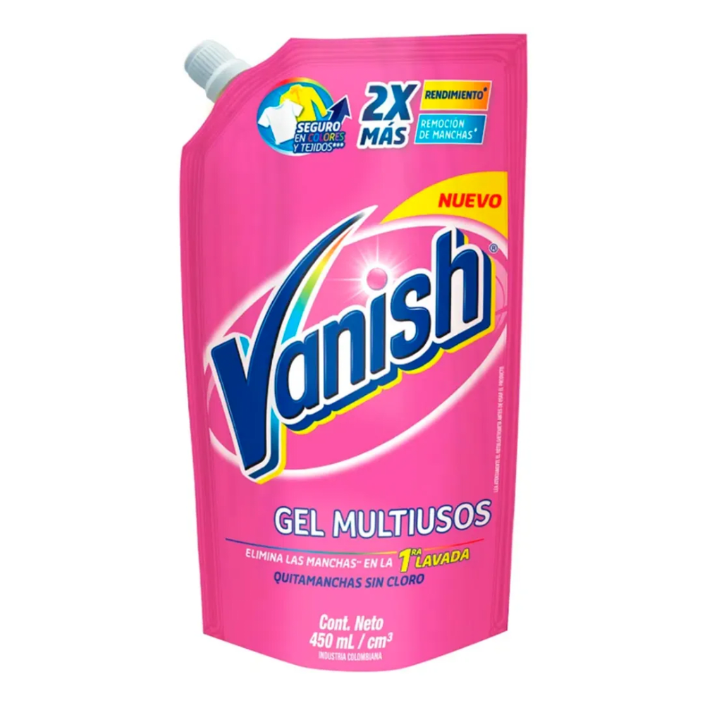 VANISH GEL ROSADO 300 ML DOYPACK | PLAZA MULTIPACK