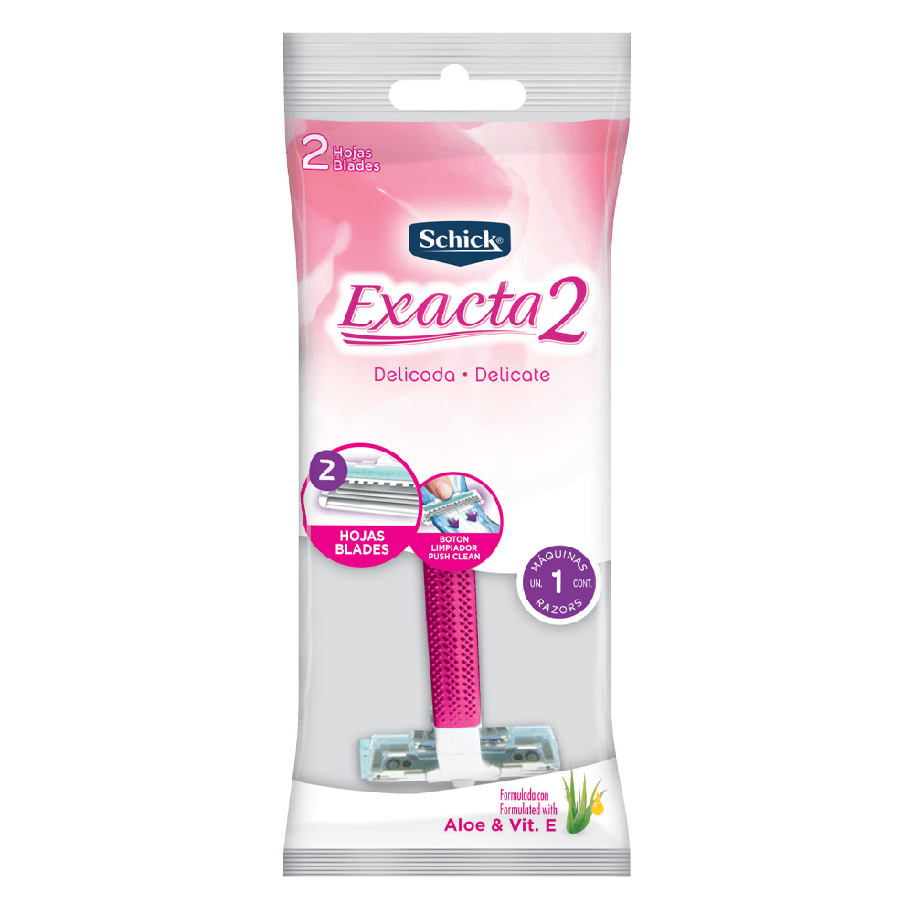 SCHICK EXACTA2 ROSADO | PLAZA MULTIPACK
