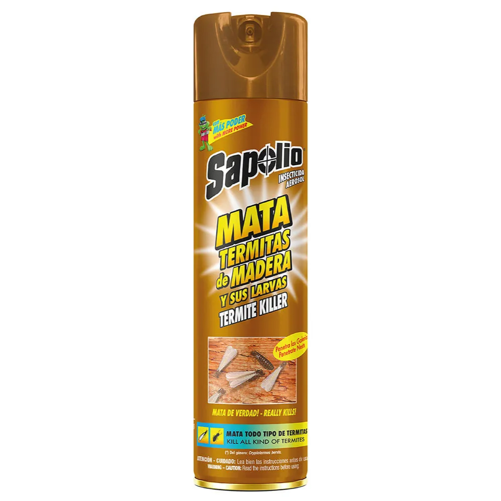 INSECTICIDA SAPOLIO MATA POLILLAS DE MADERA 360ML. | PLAZA MULTIPACK