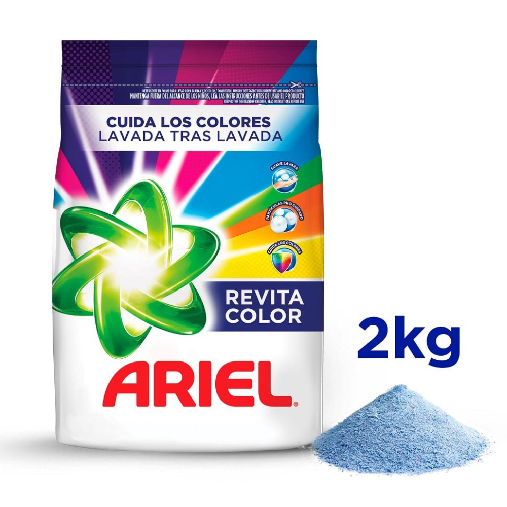 DETERGENTE ARIEL REVITA COLOR 2K | PLAZA MULTIPACK