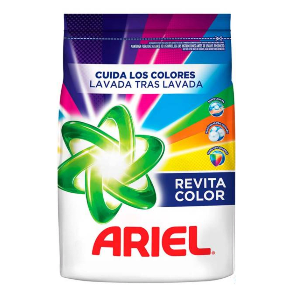 DETERGENTE ARIEL REVITA COLOR 750G | PLAZA MULTIPACK
