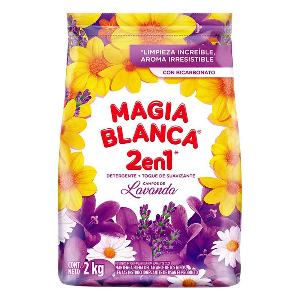 DETERGENTE MAGIA BLANCA 2K LAVANDA | PLAZA MULTIPACK