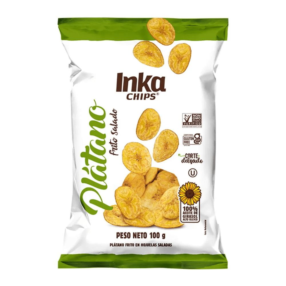 INKA CHIPS 100G PLATANO SALADO | PLAZA MULTIPACK