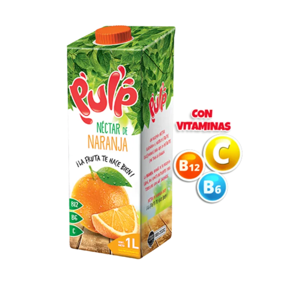 JUGO PULP NARANJA 1LT TETRA | PLAZA MULTIPACK