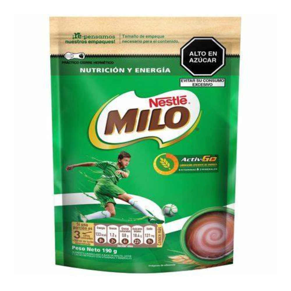 NESTLE MILO 190G DOYPACK ZIPPER | PLAZA MULTIPACK