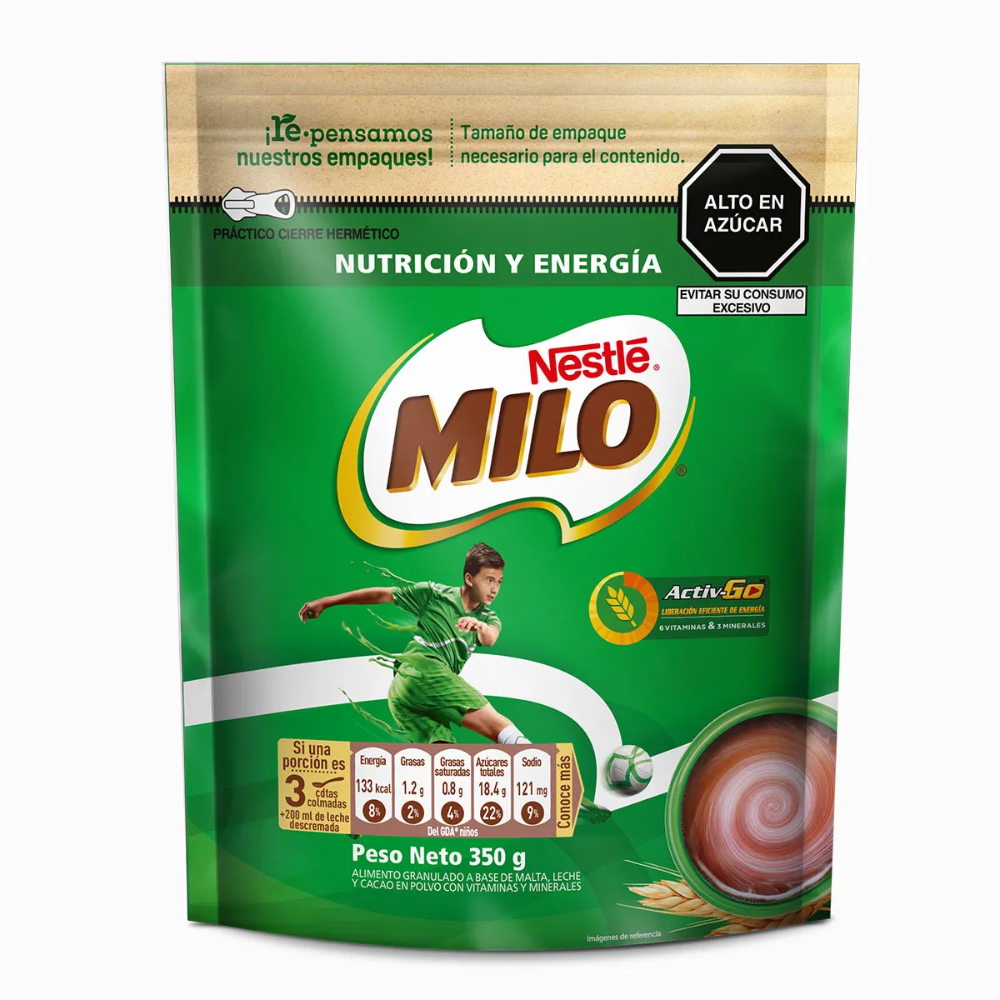 NESTLE MILO 350GR ACTIV-GO DOYPACK | PLAZA MULTIPACK