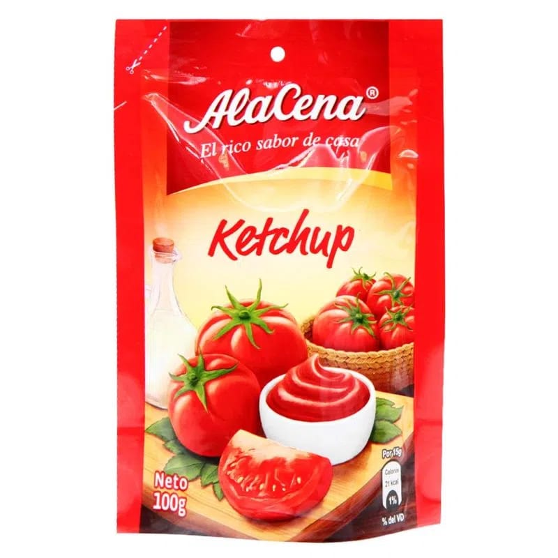 ALACENA KETCHUP 100GR SACHET | PLAZA MULTIPACK