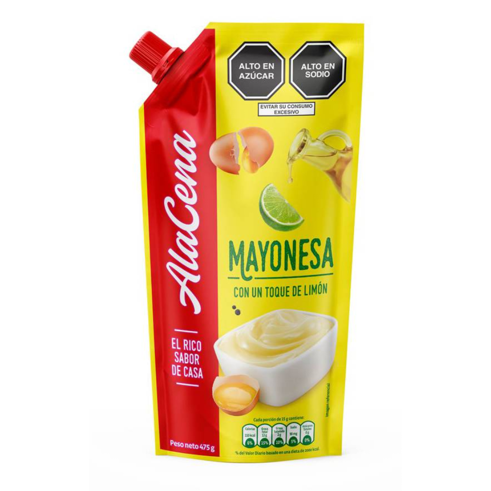 ALACENA MAYONESA 475G DOYPACK | PLAZA MULTIPACK