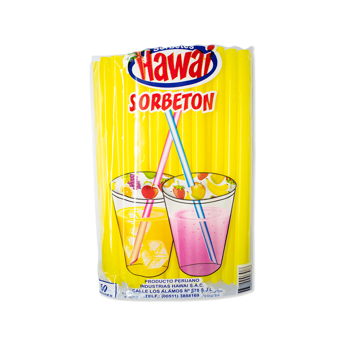 SORBETON DECORATIVO HAWAI PLASTICO COLORES | PLAZA MULTIPACK