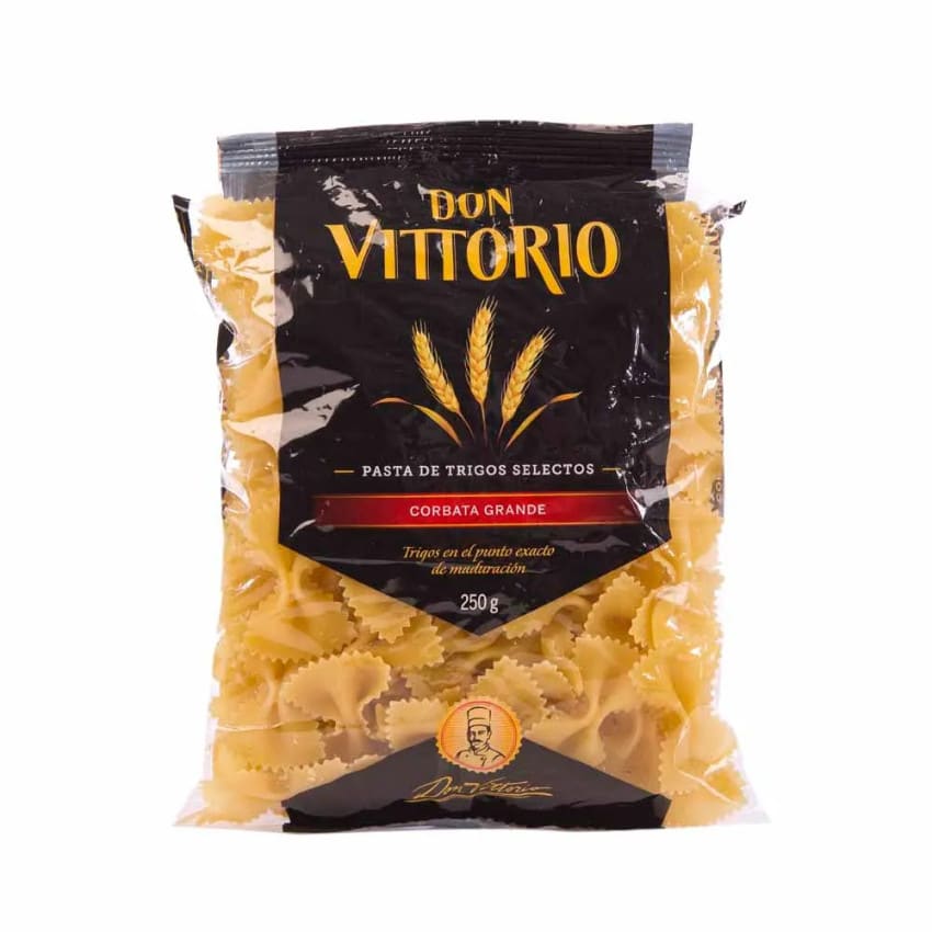 FIDEOS DON VITTORIO 225GR CORBATA GRANDE | PLAZA MULTIPACK