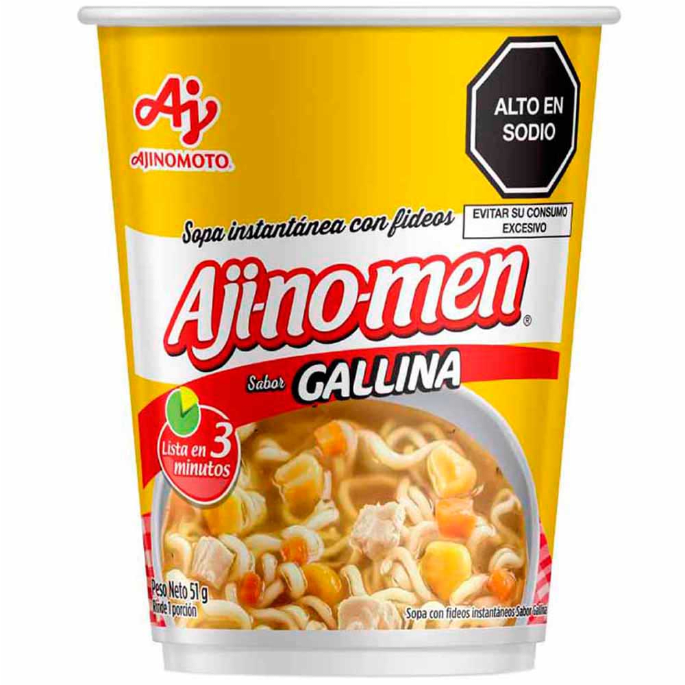 AJINOMEN VASO GALLINA 51GR | PLAZA MULTIPACK