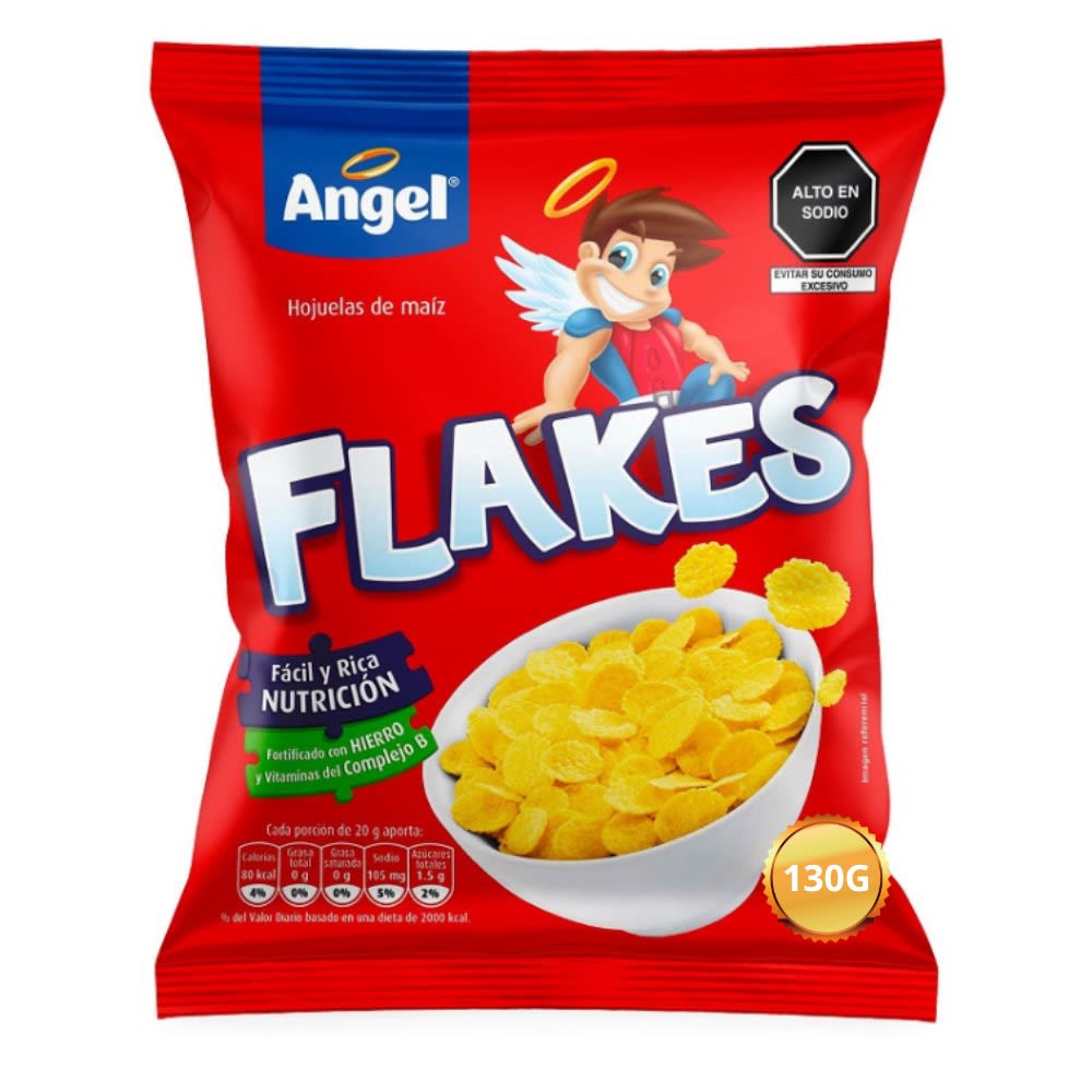 CEREAL ANGEL FLAKES 130G | PLAZA MULTIPACK