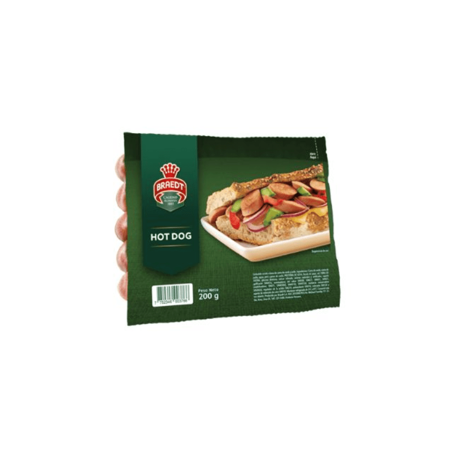 BRAEDT HOT DOG 200G TRADICIONAL | PLAZA MULTIPACK