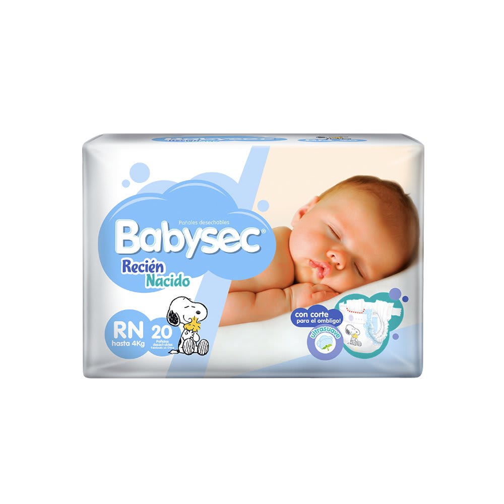 PAÑAL BABYSEC RECIEN NACIDO (20UND) MX | PLAZA MULTIPACK