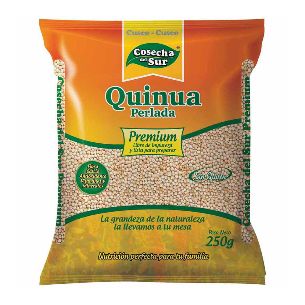 QUINUA PERLADA COSECHA DEL SUR PREMIUM 250G | PLAZA MULTIPACK