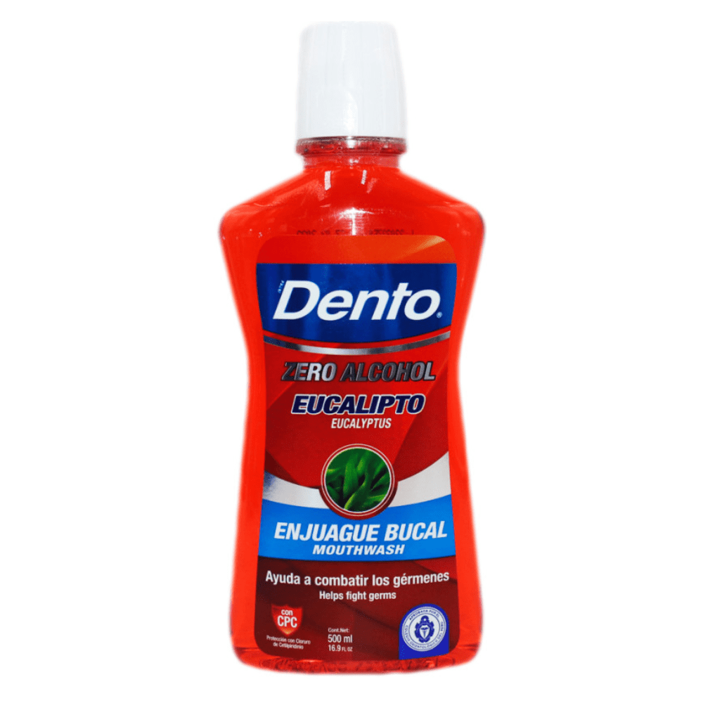 DENTO ENJUAGUE BUCAL 500ML EUCALIPTO | PLAZA MULTIPACK
