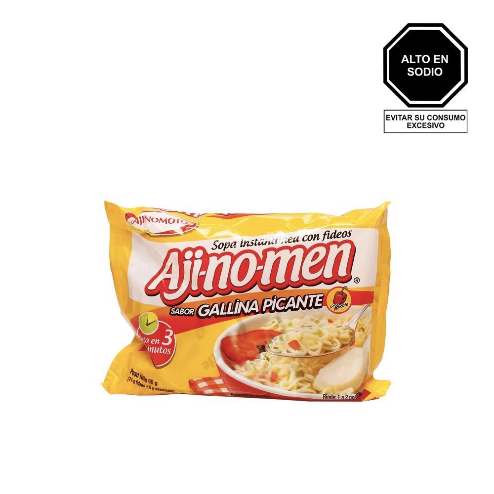 AJINOMEN DE GALLINA PICANTE 80GR | PLAZA MULTIPACK