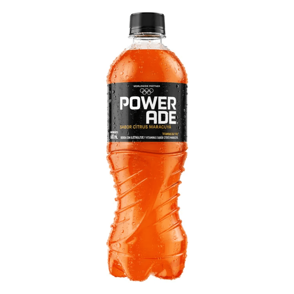 BEBIDA REHIDRATANTE POWERADE CITRUS MARACUYA 600ML | PLAZA MULTIPACK