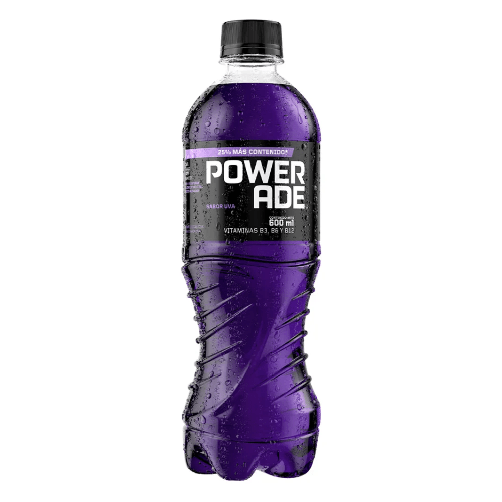 BEBIDA REHIDRATANTE POWERADE UVA 600ML | PLAZA MULTIPACK