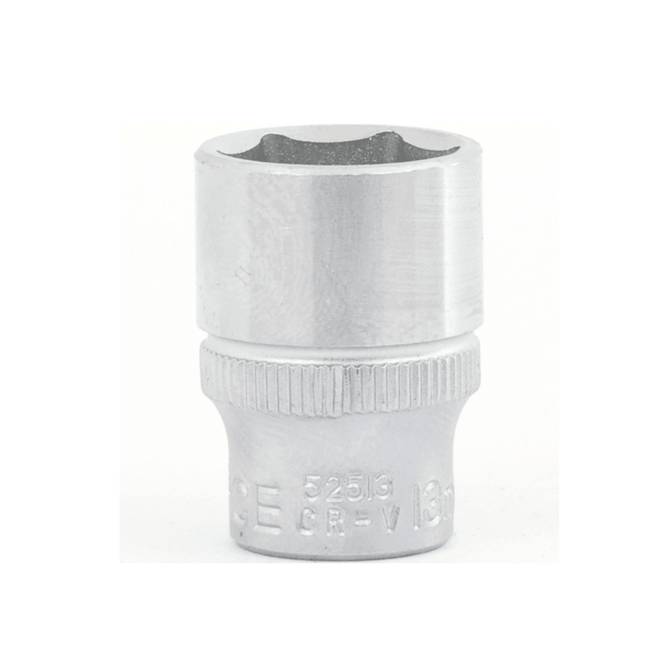 DADO HEXAGONAL 1/4 DE 13 MM FORCE | Comercial Gyma