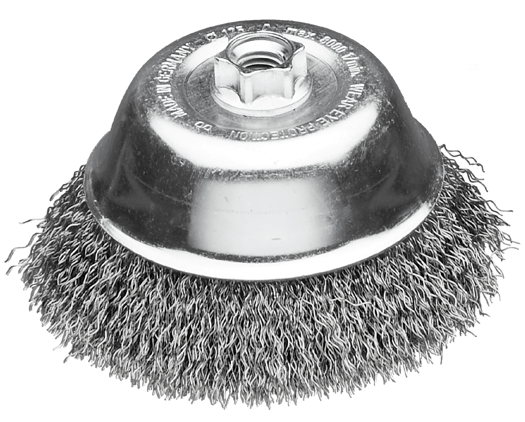 GRATA COPA CONICA DE 4 ACERO ONDULADO LESSMANN | Comercial Gyma