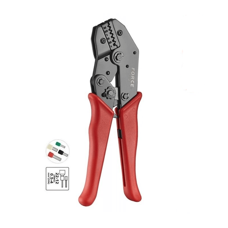 ALICATE APRIETA TERMINAL FORCE 6802 | Comercial Gyma