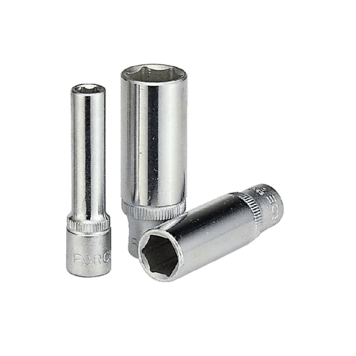 JUEGO DADOS HEXAGONAL 1/4" LARGOS DE 4 - 14 MM. 11 PZAS MARCA FORCE ...