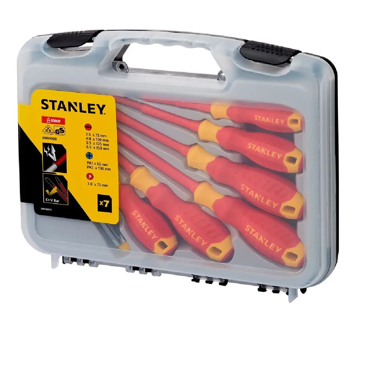 JUEGO DESTORNILLADORES 7 PZAS AISLADOS 1.000 V MARCA STANLEY ...
