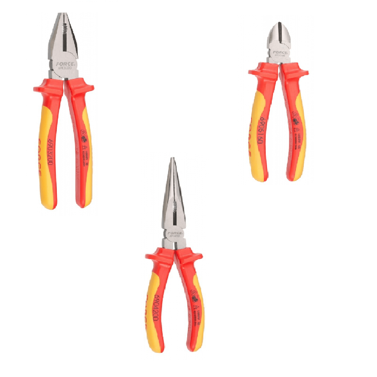 JUEGO HERRAMIENTAS AISLADAS 1000V DE 31 PZAS MARCA FORCE | Comercial Gyma