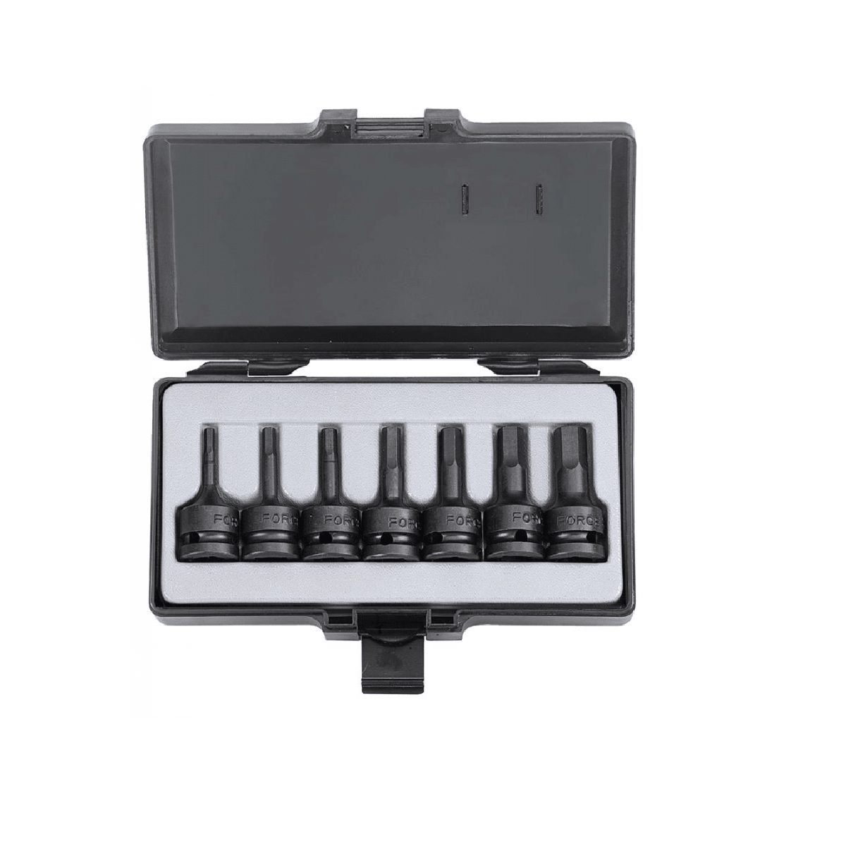 JUEGO DADOS 1/2" ALLEN DE IMPACTO 4-14MM MARCA FORCE | Comercial Gyma