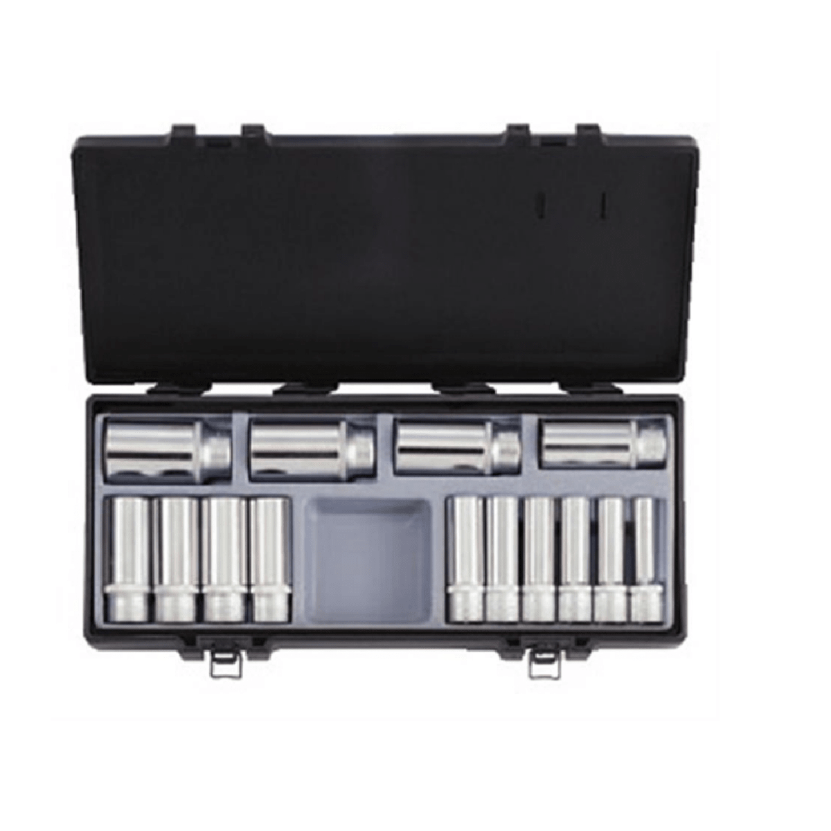 JUEGO DADOS HEXAGONAL 1/2" LARGOS DE 10 - 32 MM 14 PZAS MARCA FORCE ...