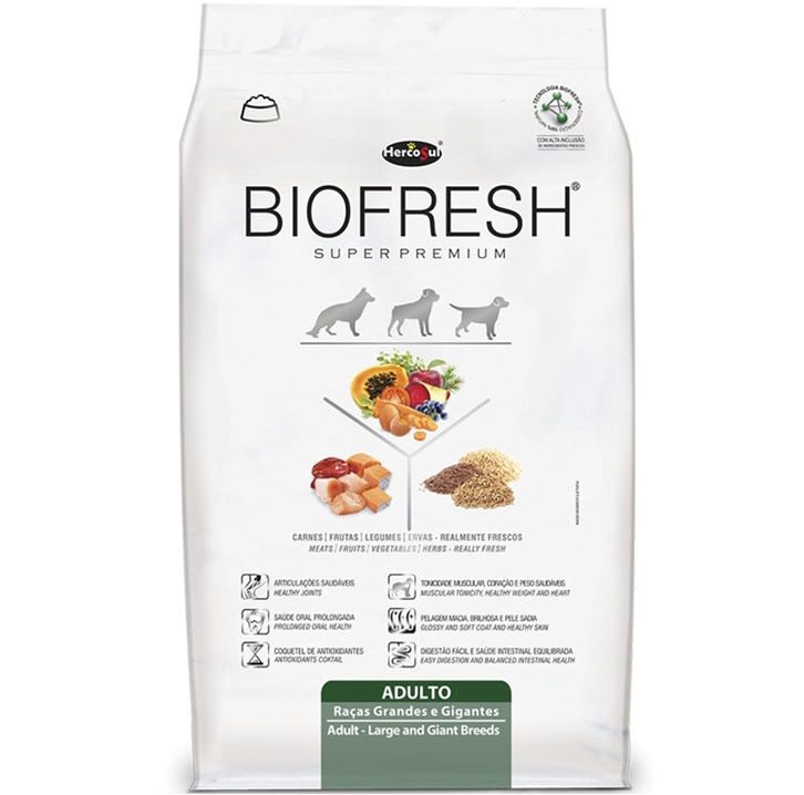 BIOFRESH PARA PERROS - ADULTOS RAZAS GRANDES Y GIGANTES 15kg | L&H PET SHOP
