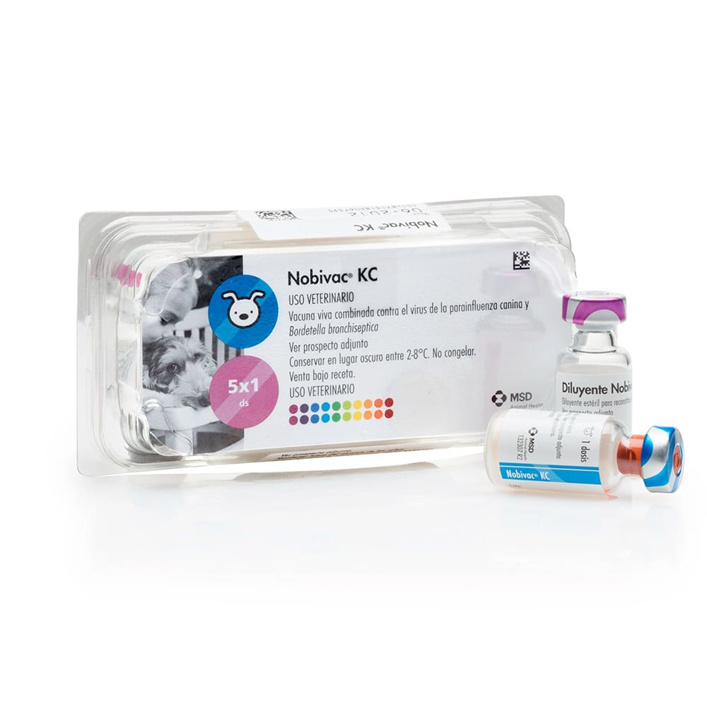NOBIVAC KC - CAJA 5 DOSIS | L&H PET SHOP