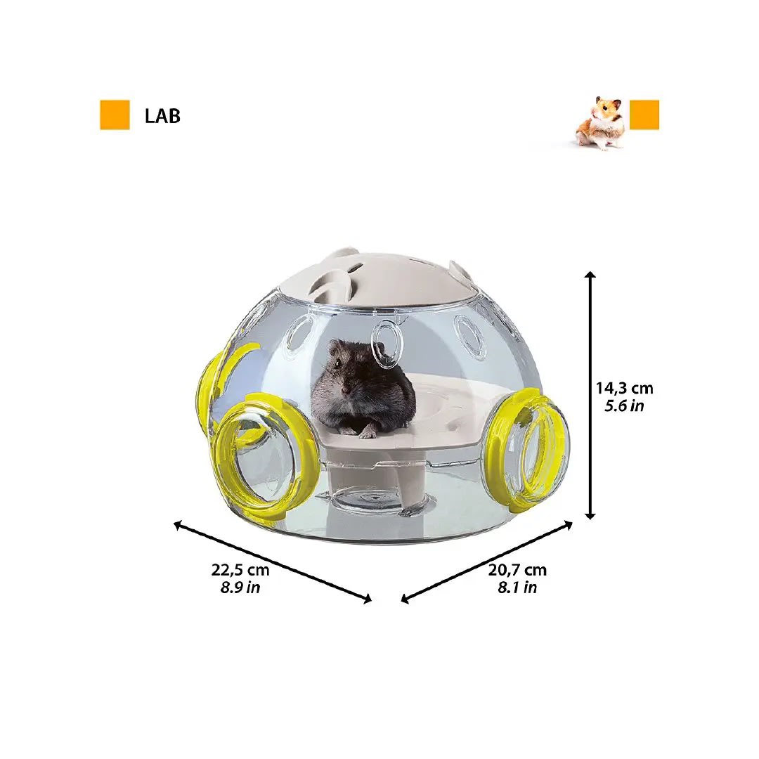 Fp Habitad Modular Para Hamster, Lab, 22.5X20.7X14.3H Cm | L&H PET SHOP