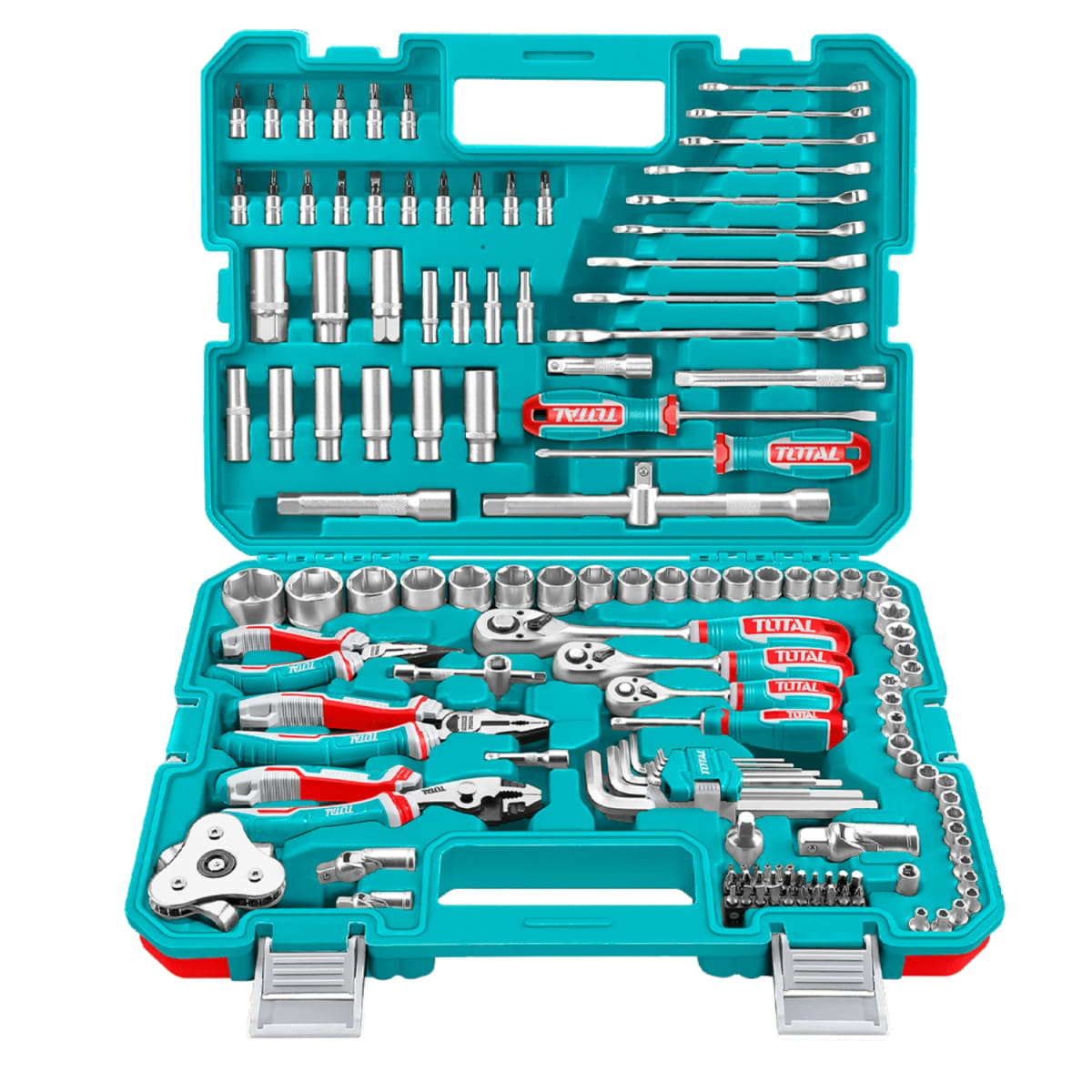 Set de Herramientas Combinadas 135pz Total | Total Herramientas.pe
