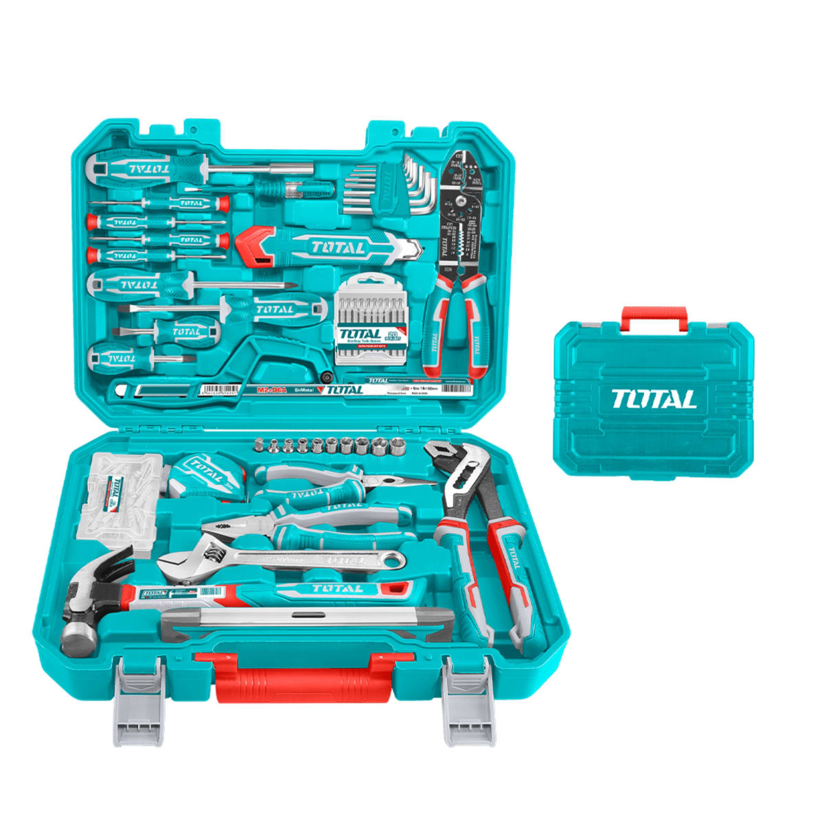 Set de Herramientas Manuales 168pcs Total | Total Herramientas.pe