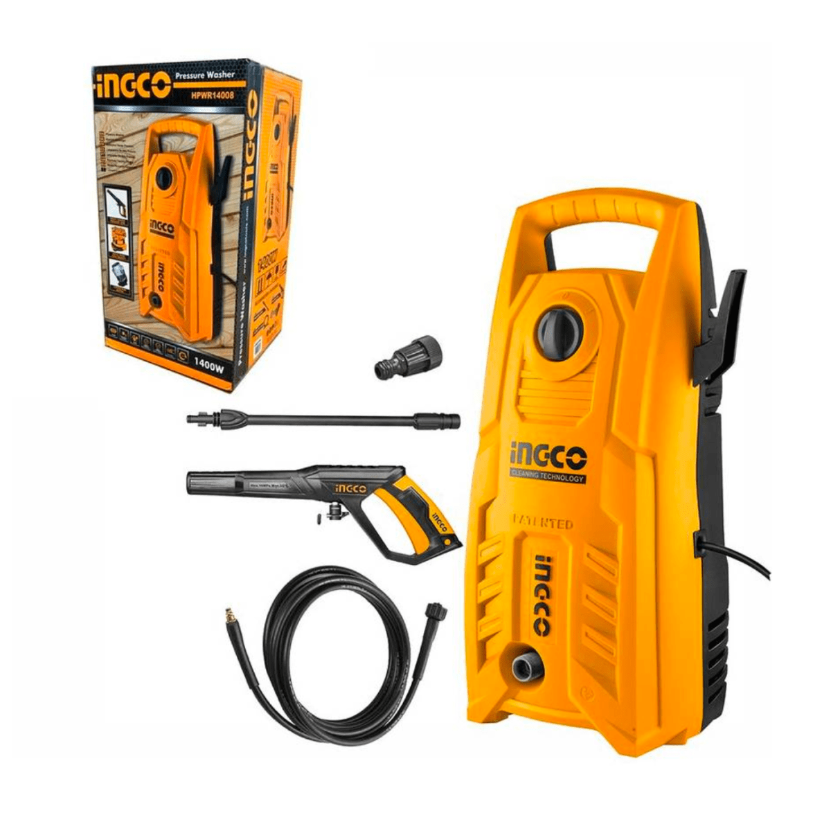 Hidrolavadora 1400w 1900 Psi Ingco | Corporacion Ferremax