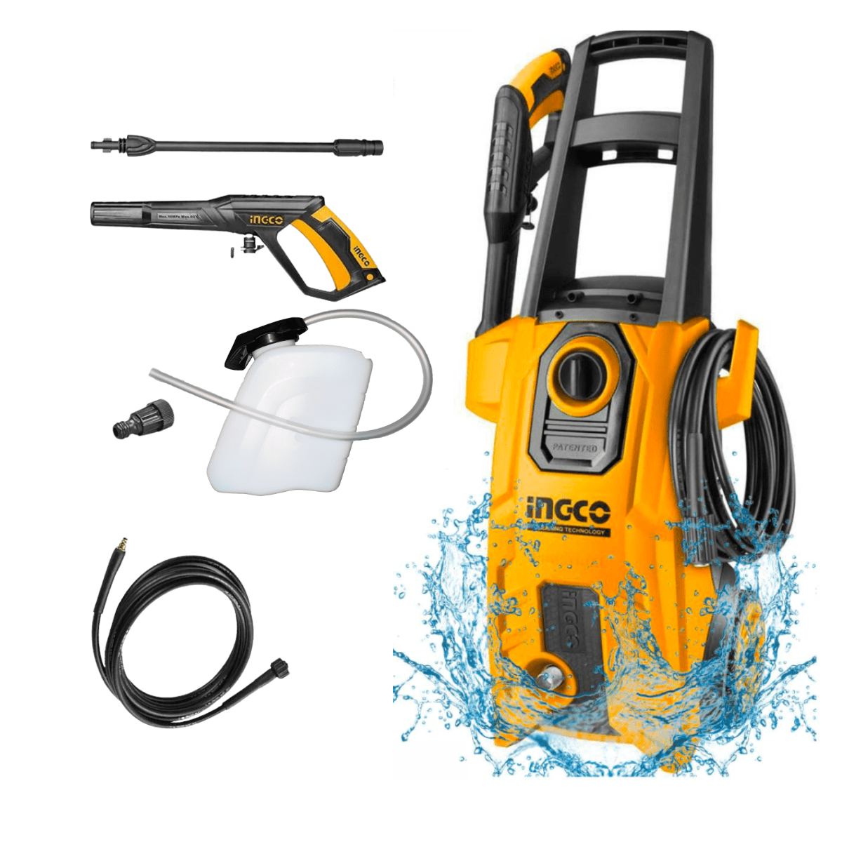 Hidrolavadora eléctrica 1800W Ingco | Corporacion Ferremax