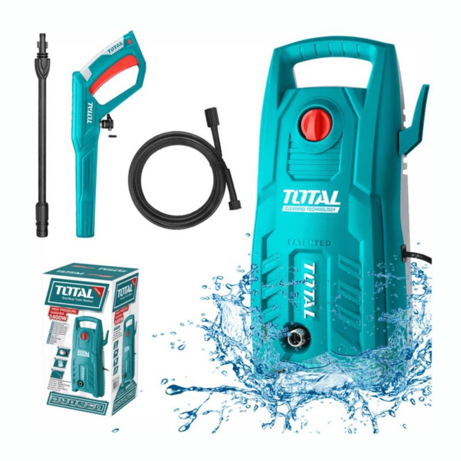 Hidrolavadora 1400w 1900Psi Total | Corporacion Ferremax