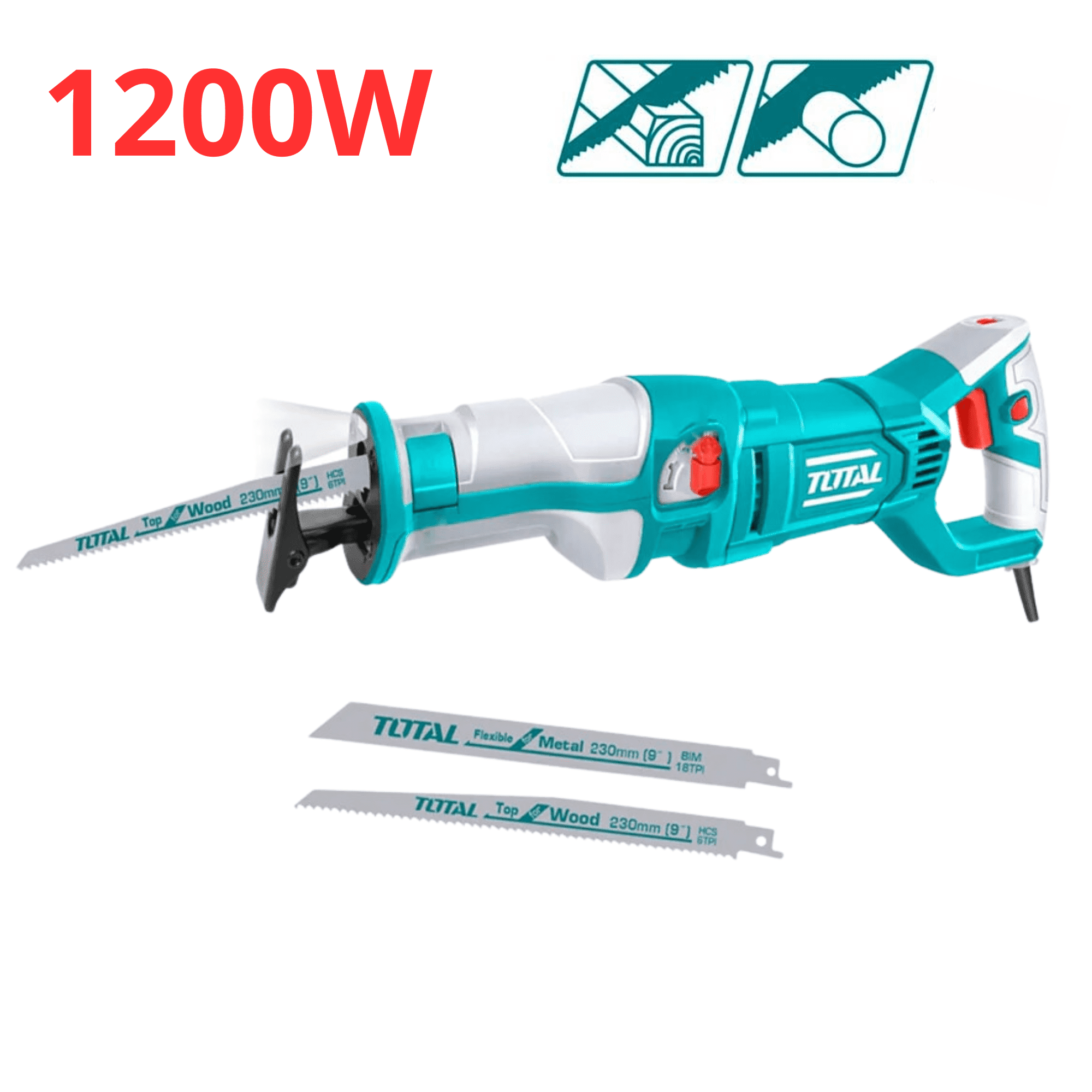 Sierra sable 1200w Industrial Total | Corporacion Ferremax