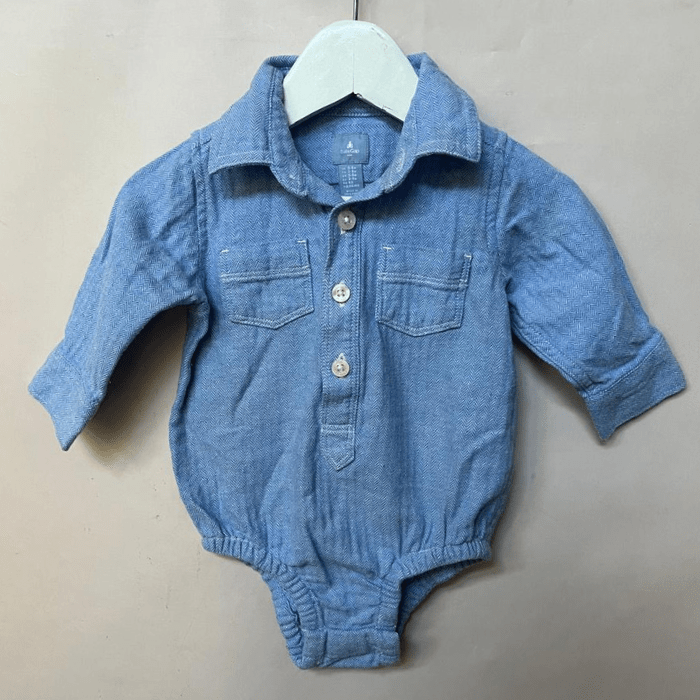 Camisa body Gap 3m-6m 2501207 | El closet de mis primos