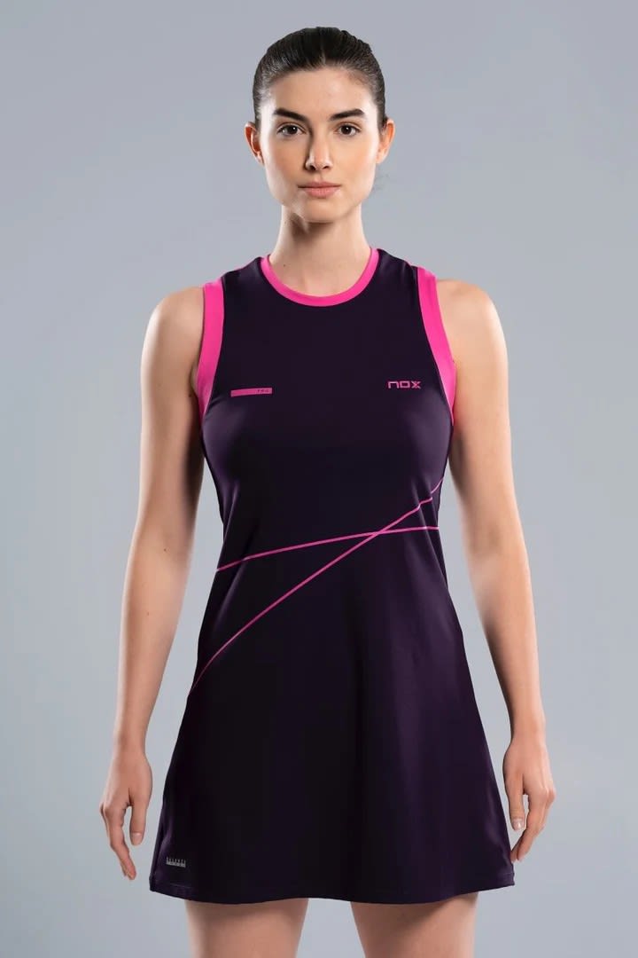 Vestido Nox Mujer Pro Mora Rosa | Padel Altamira