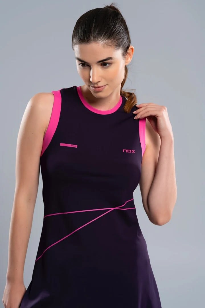 Vestido Nox Mujer Pro Mora Rosa | Padel Altamira