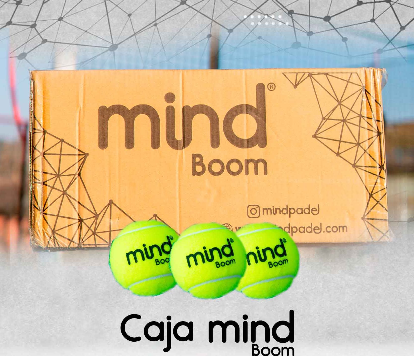 Caja de Pelotas de Padel Mind Boom x24 Tarros | Padel Altamira